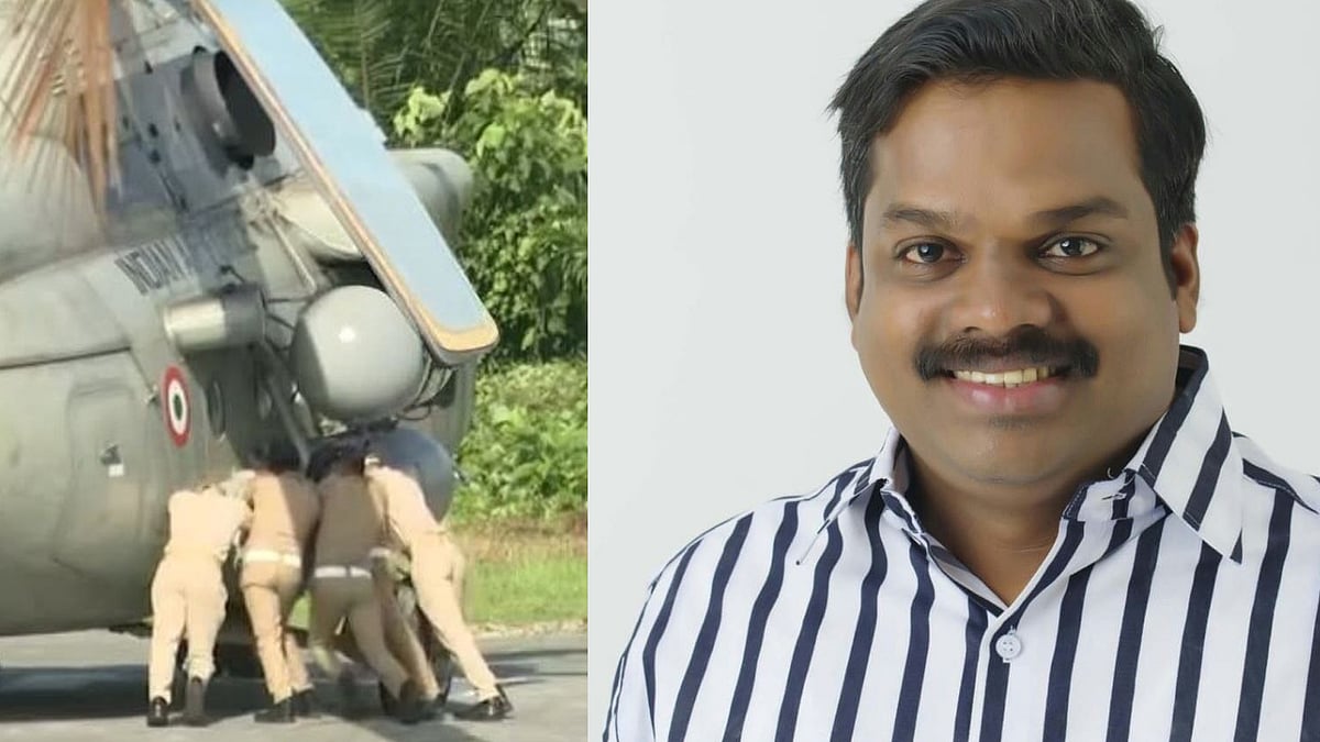 താഴ്ന്നാല്‍ എന്താ പ്രശ്‌നം, ഹെലികോപ്റ്റര്‍ മുകളിലോട്ടല്ലേ ഉയരുന്നത് ...