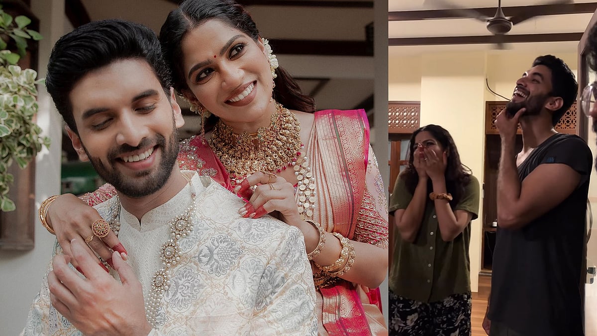 swasika and prem jacob pranked in first night; video