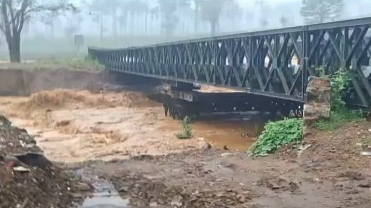 ബെയ്‌ലി പാലം താല്‍ക്കാലികമായി അടച്ചു; ബാണാസുര സാഗര്‍ അണക്കെട്ടിന്റെ ...