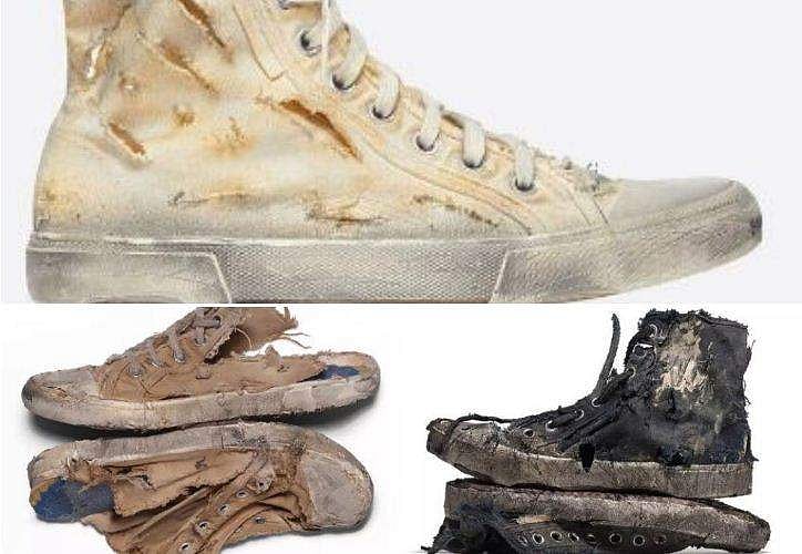 Balenciaga's full destroyed sneakers at Rs.48k, get trolled by netizens