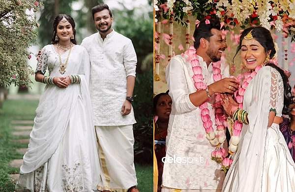serial actor haritha g nair married to drishyam 2 editor vinayakan