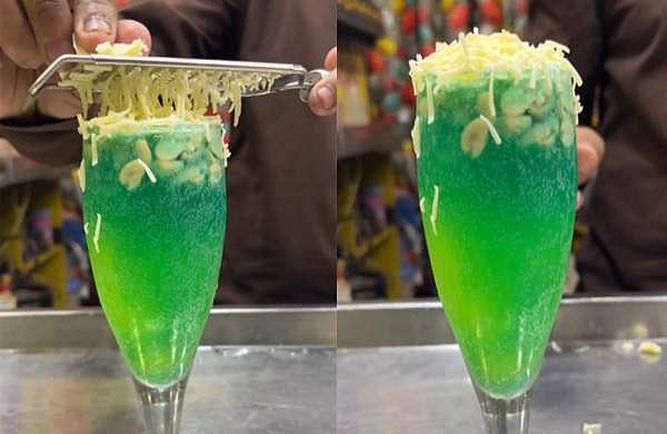 viral video of cheese soda blast with peanuts stuns internet