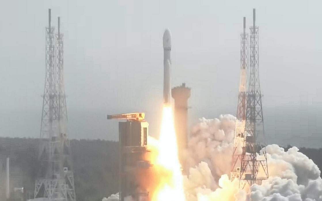 ISRO launches India’s largest LVM3 rocket carrying 36 satellites